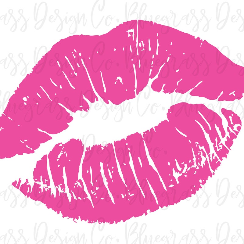 Kiss Lips Svg - Etsy