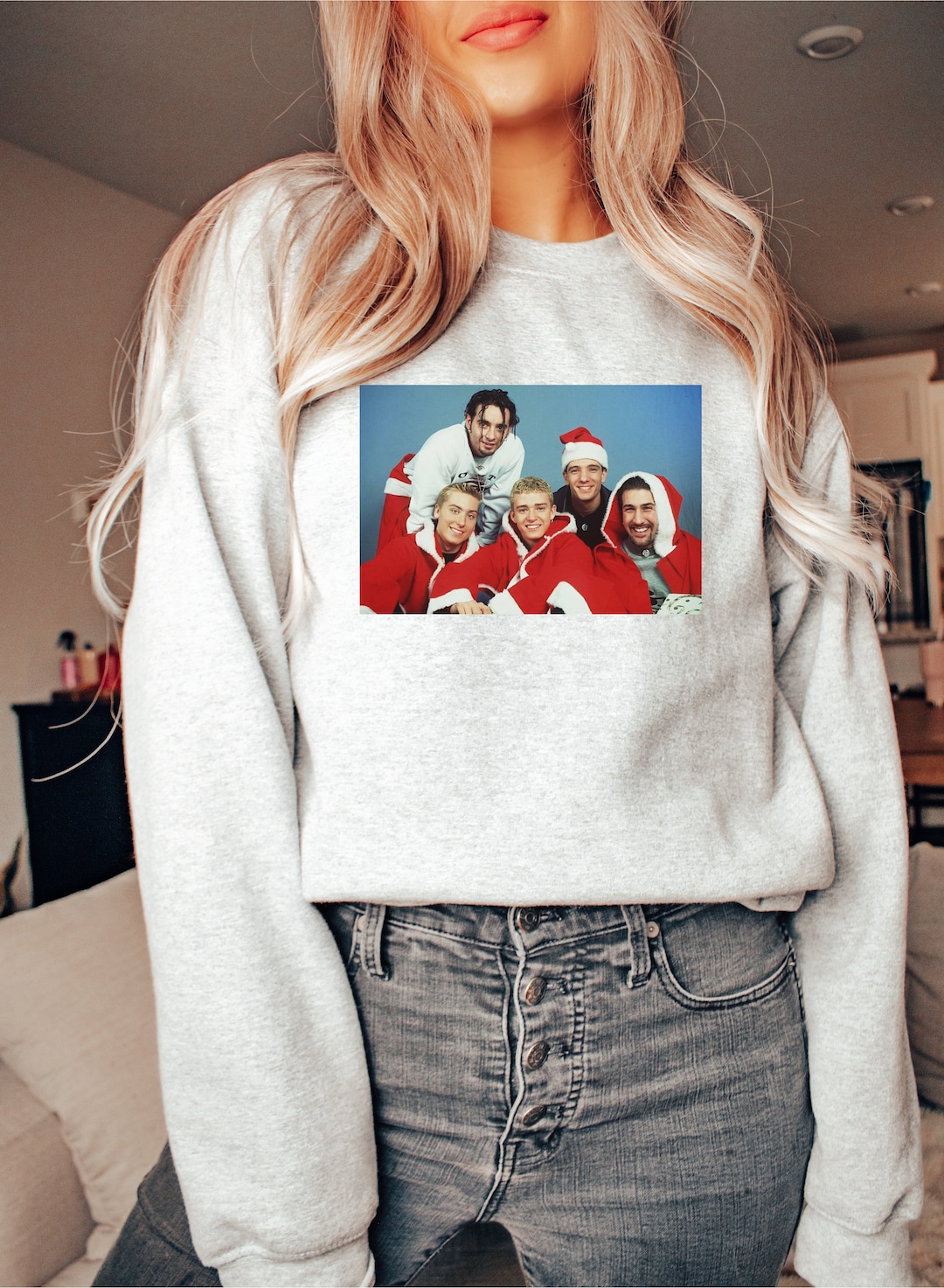 NSYNC Christmas Sweatshirt, Funny Christmas Sweatshirt, Christmas ...