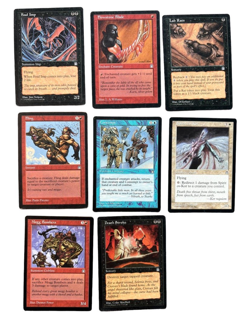 4000 Vintage Old School MTG Cards Common and Uncommon Lot - Etsy