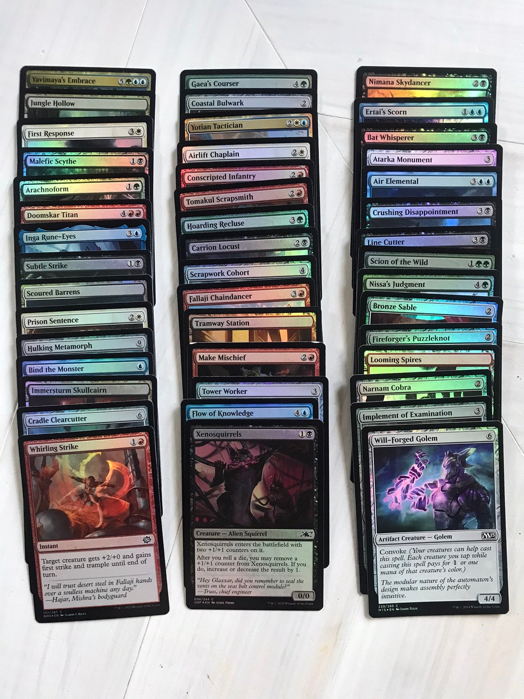 Magic the Gathering Instant Collection Lot Common Uncommon Rare and ...