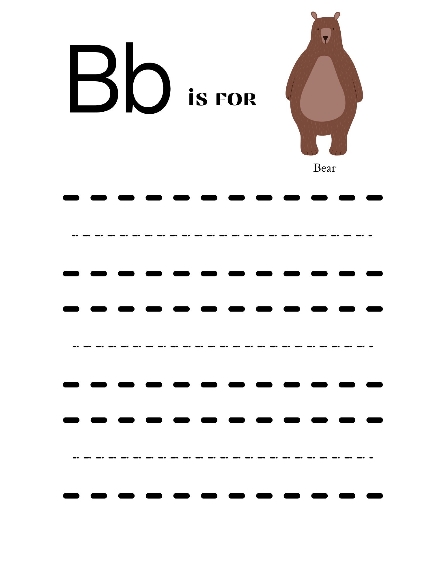 A-Z Practice Handwriting Printable Pages With Adorable Cartoon - Etsy