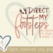 Direct My Footsteps - Digital Download, Clip Art, Use for Stickers ...