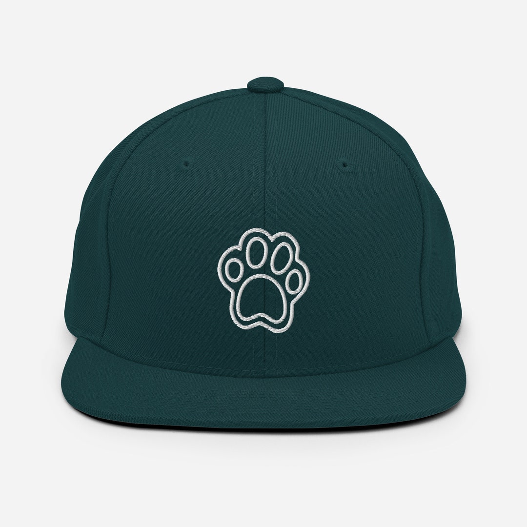 Paw Print Snapback Hat, Gift for Dog Owners, Gifts for Dog Dad, Gift for Dog Mom - Etsy