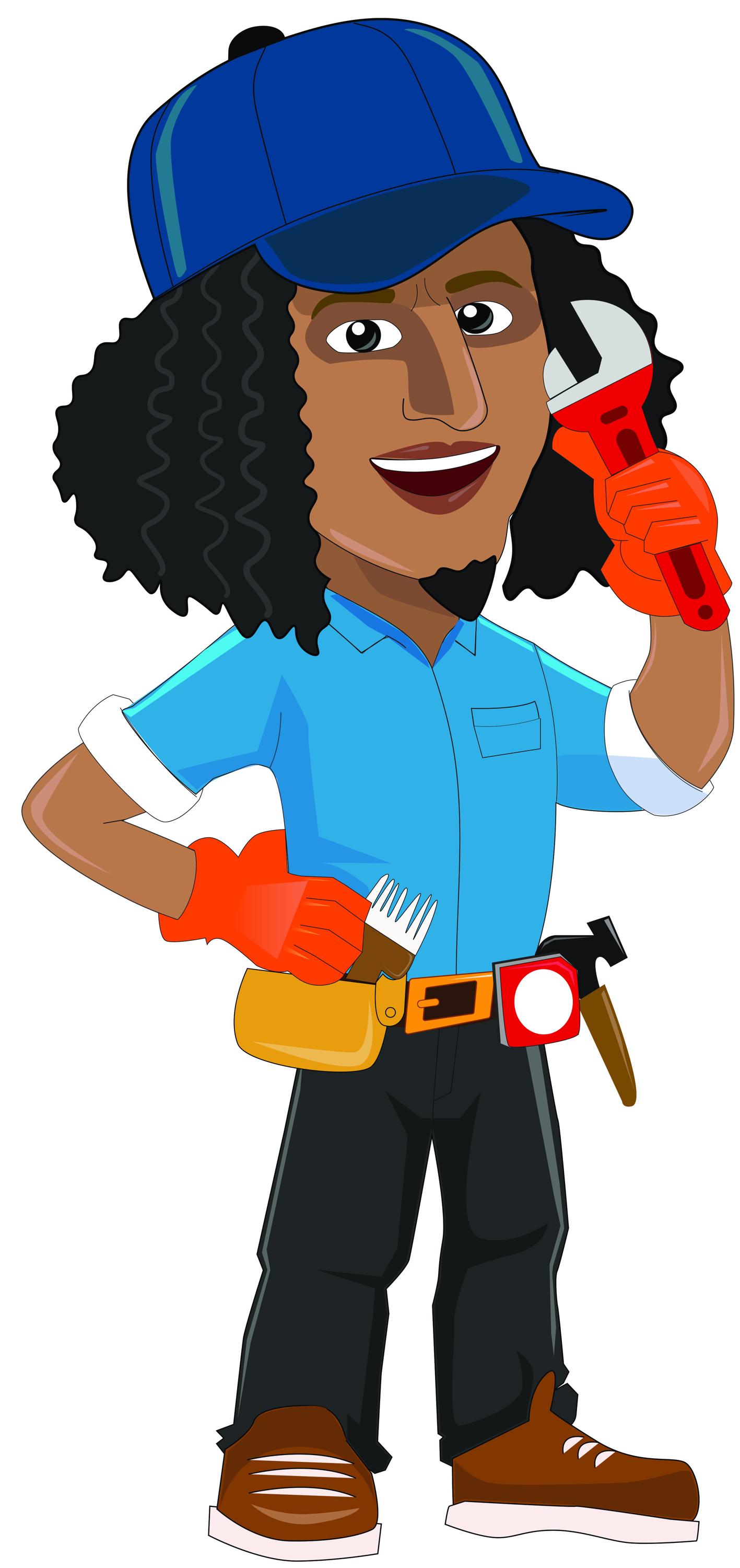 Cartoon Logo, Business Logo Portrait, Small Business, Logo Design ...