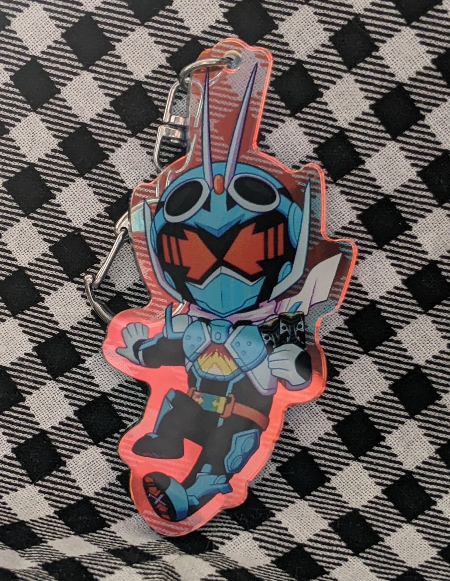 Kamen Rider Gotchard Rainbow Acrylic Keychain - Etsy