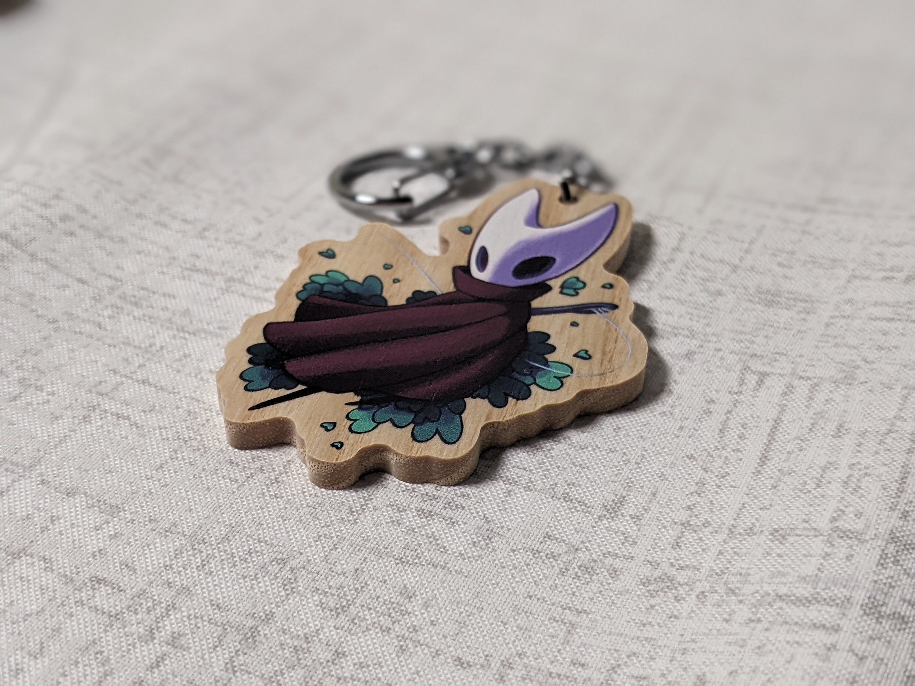 The Knight and Hornet Wooden Keychains hollow Knight - Etsy