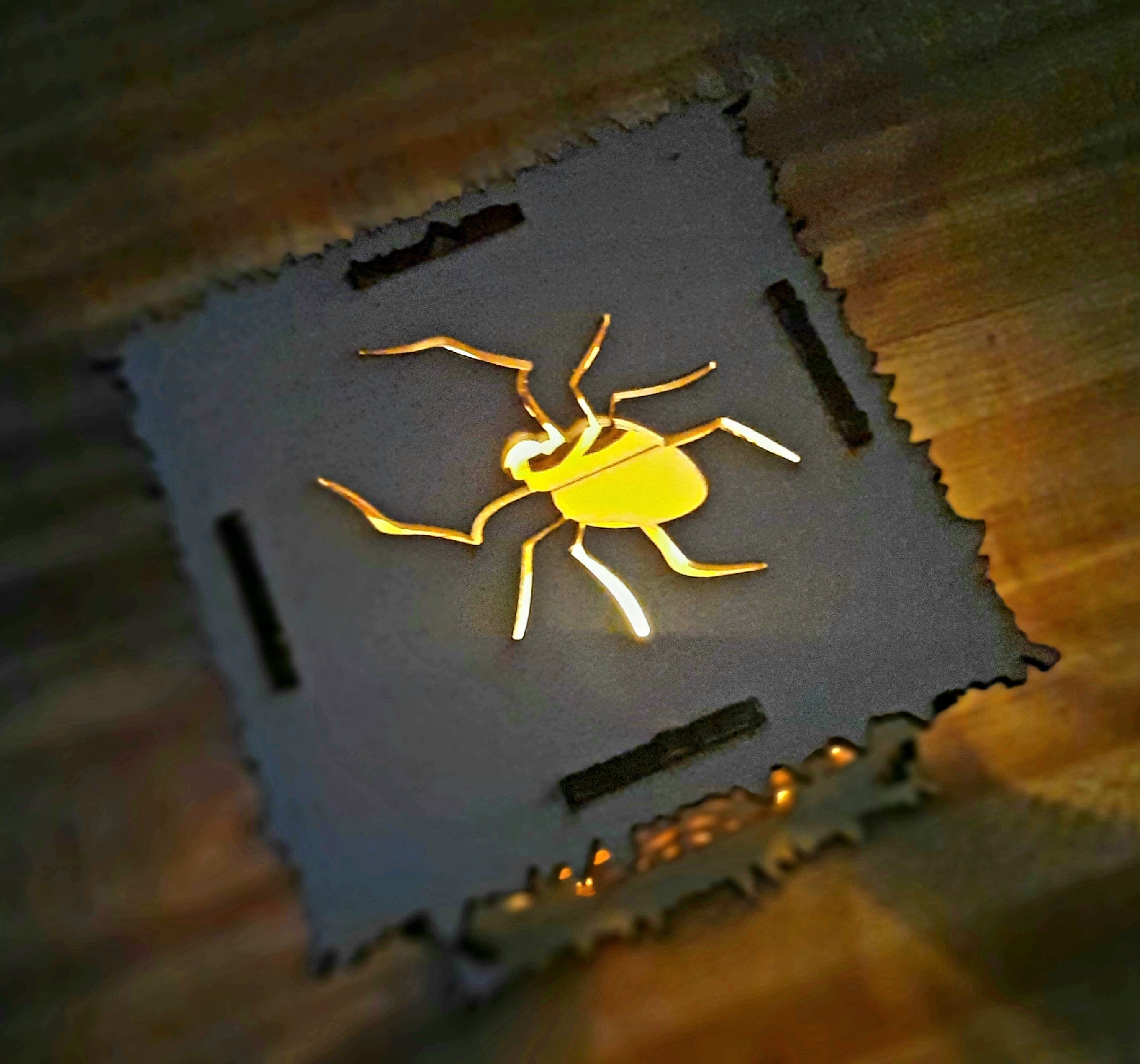 Halloween Lantern, Skull Box, Spooky Tea Light. Laser Cut Wood Box With ...