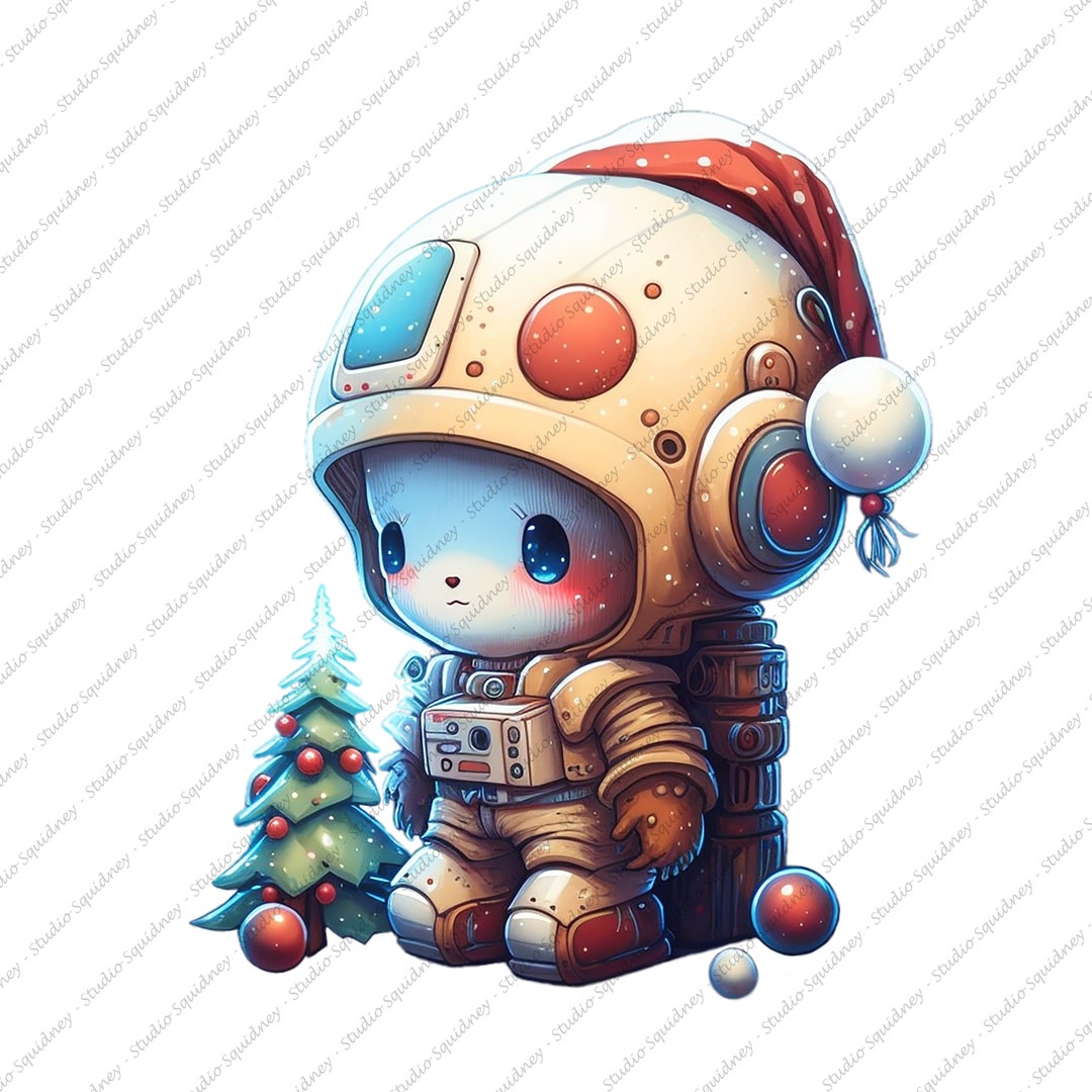 Christmas Robot PNG, Merry Christmas Robot Sublimation Design, Robot ...