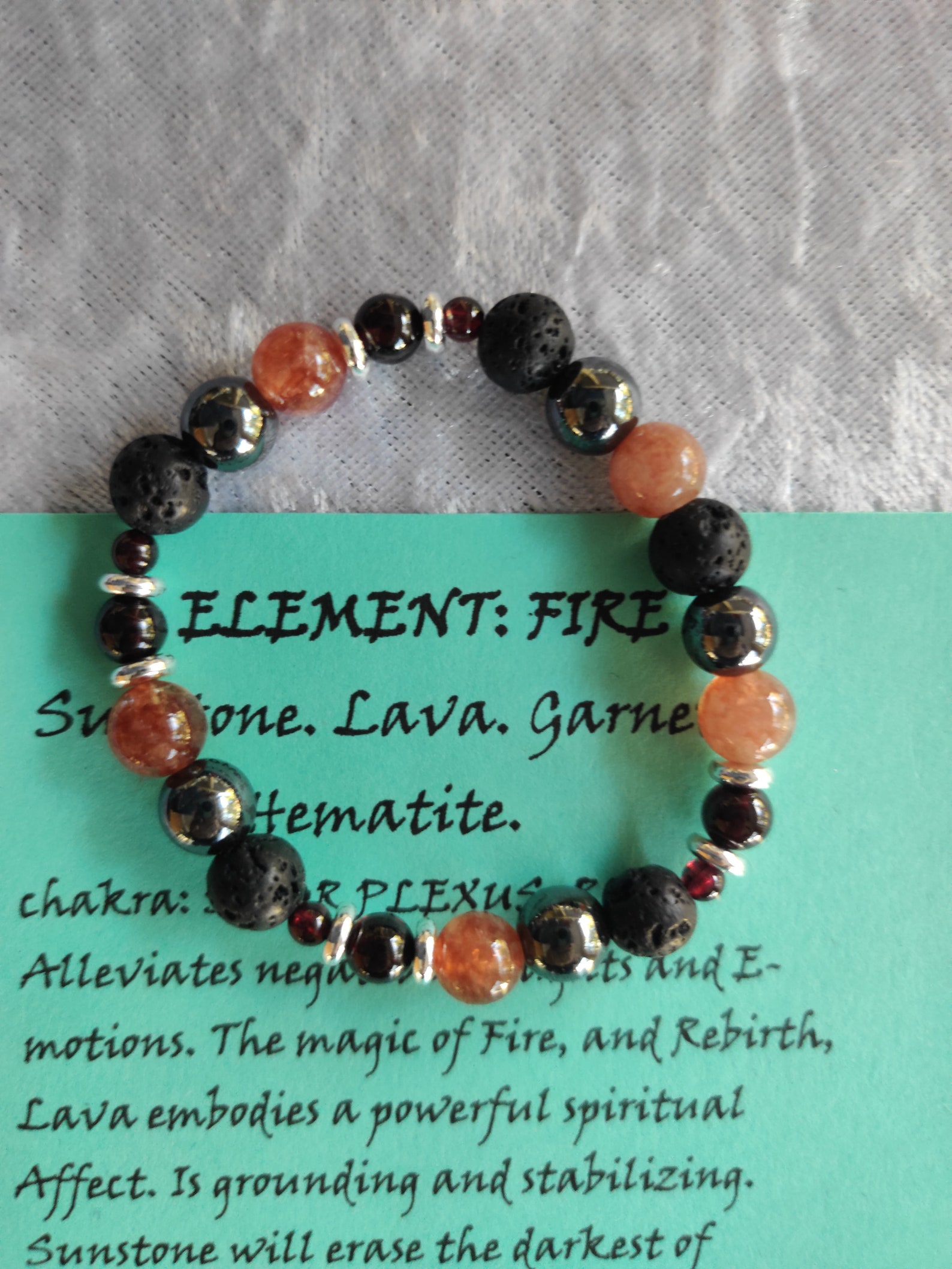 Lava, Magic of FIRE and Rebirth/ Surrounded by Sunstone/ Hematite ...
