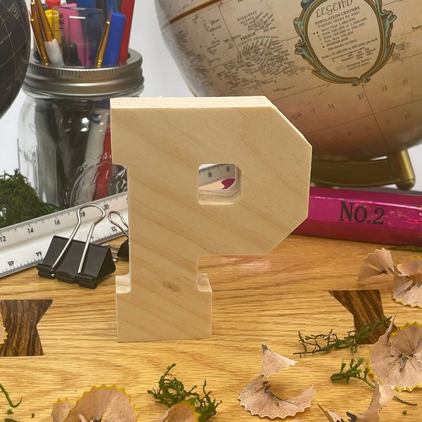 Wooden Letter P - Etsy