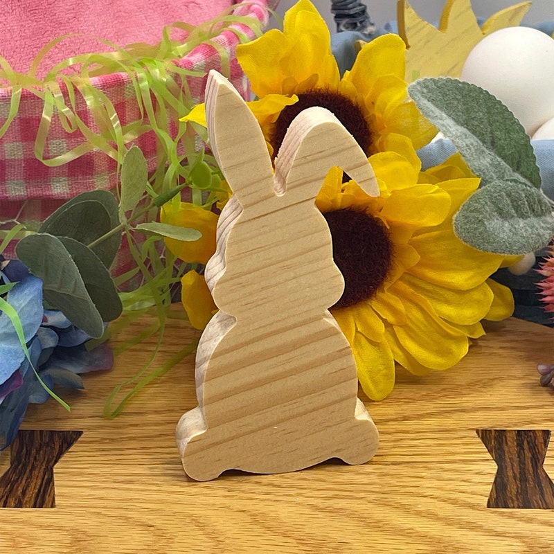Wood Bunny - Etsy