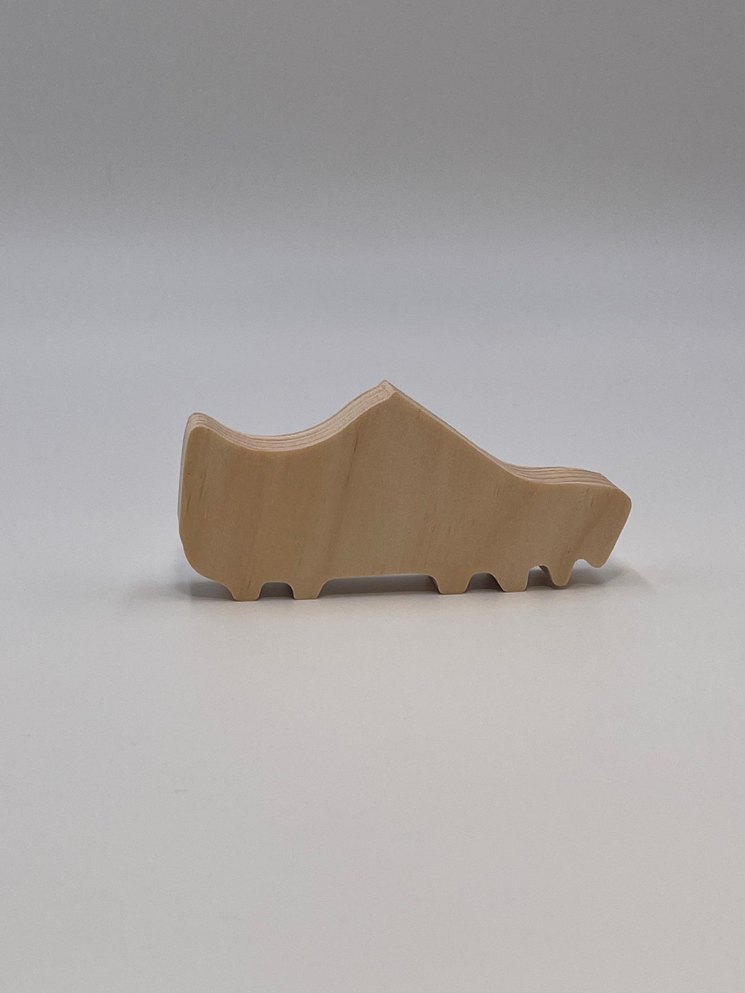 Unfinished Football Cleat Craft Wood Cutout, Tiered Tray Decor, DIY ...