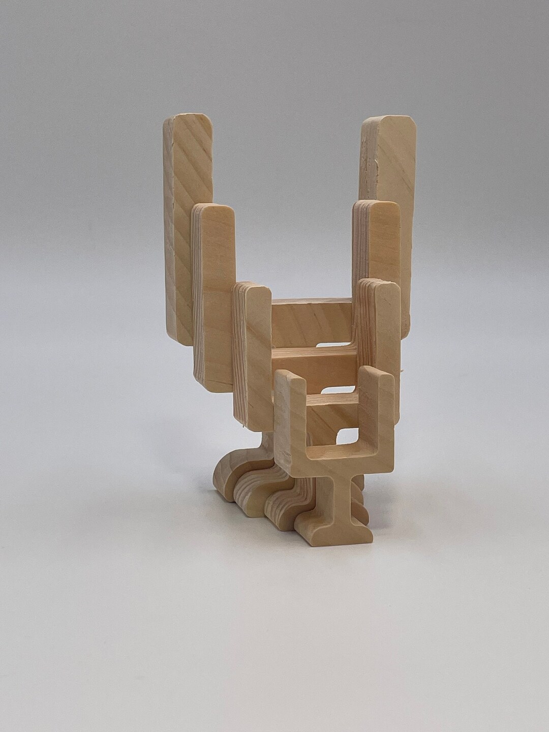 Unfinished Football Goal Post Craft Wood Cutout, Tiered Tray Decor, DIY ...