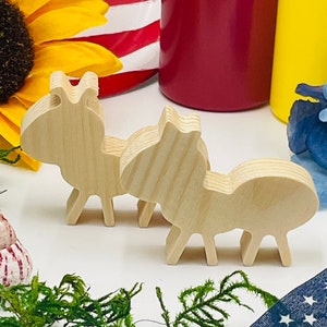 Unfinished Ant Shaped Craft Solid Wood Cutout, Bug Themed Tiered Tray ...