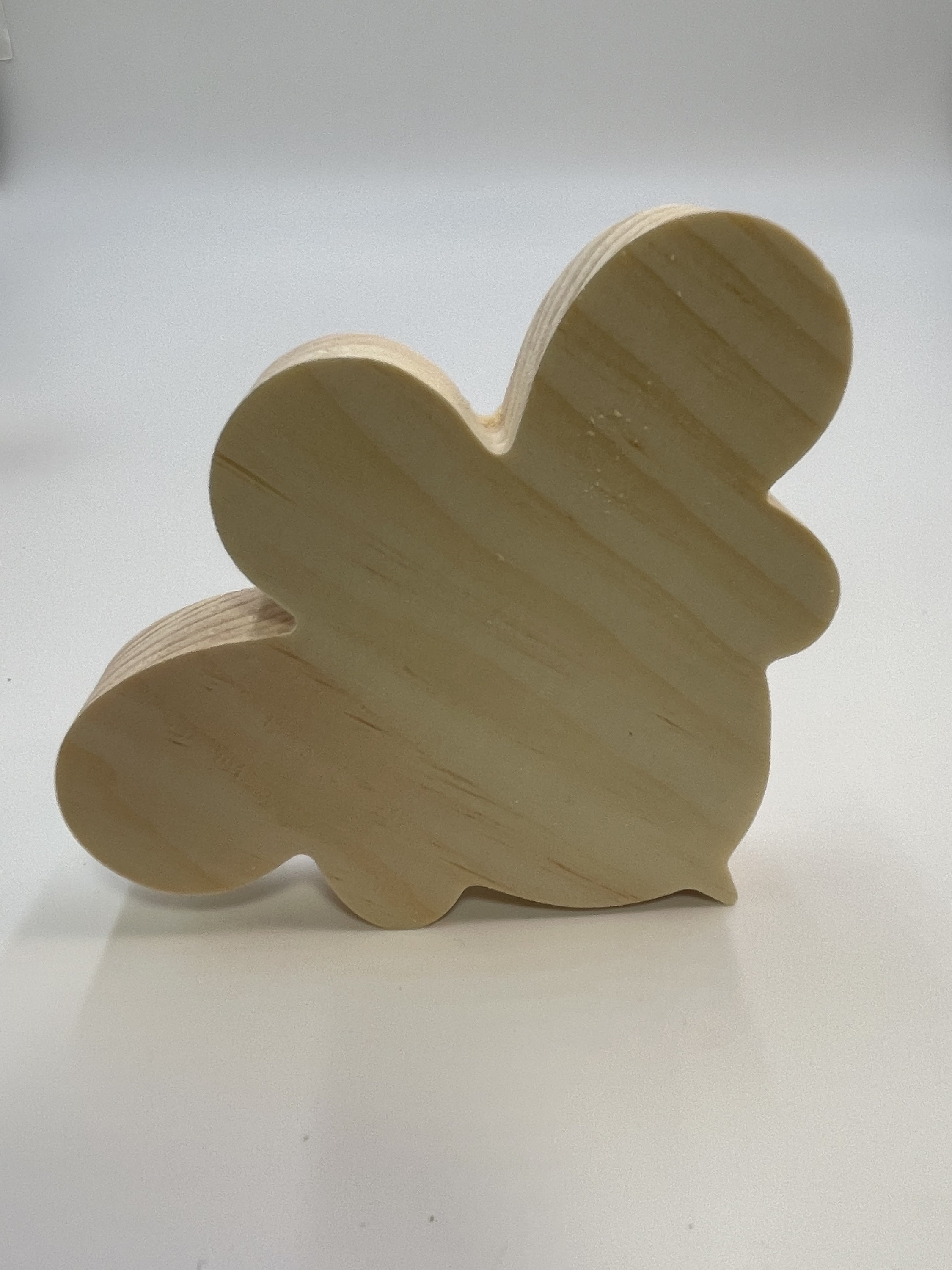 Unfinished Bumble Bee Shape Craft Solid Wood Cutout Spring - Etsy