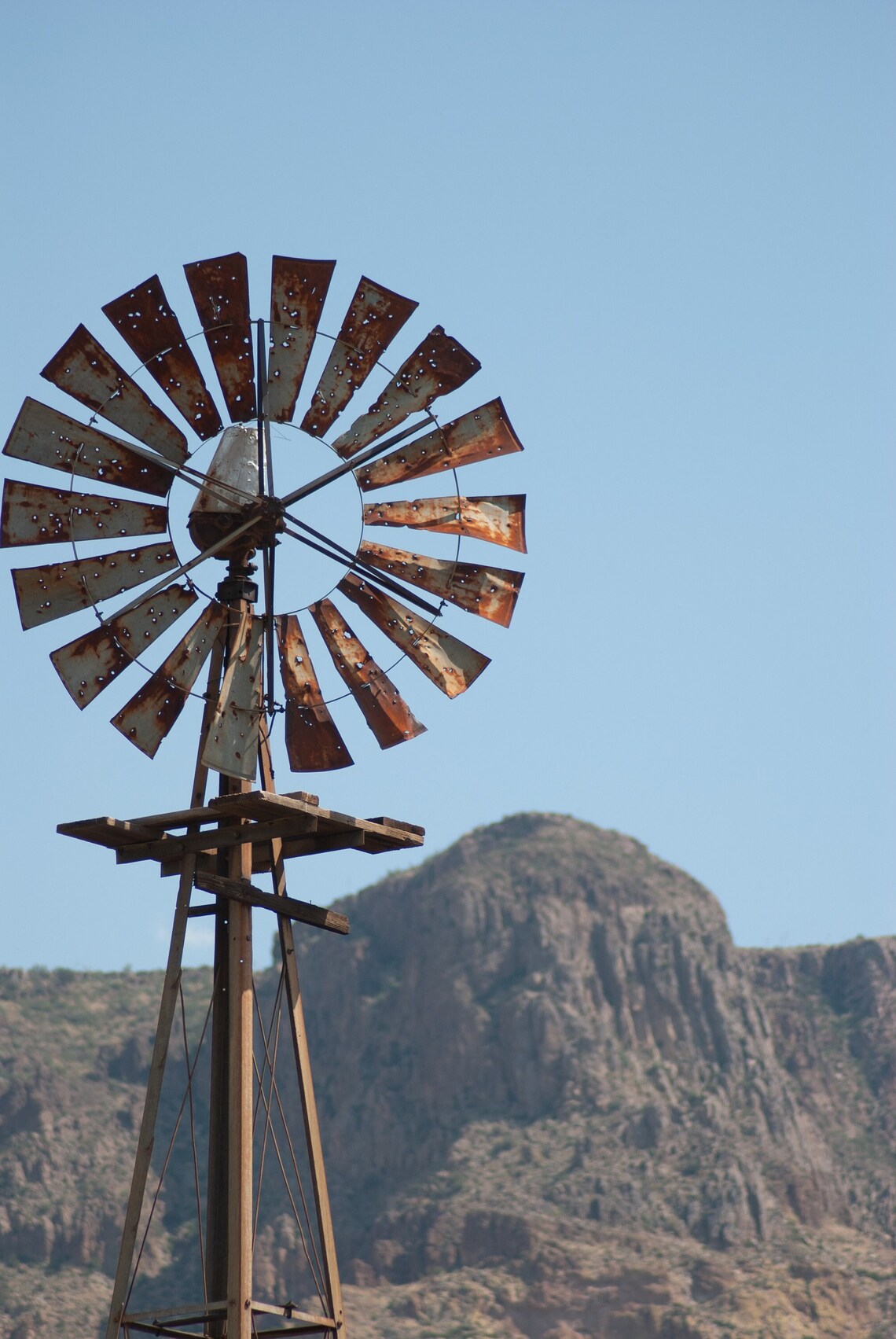 Rusty Windmill - Etsy