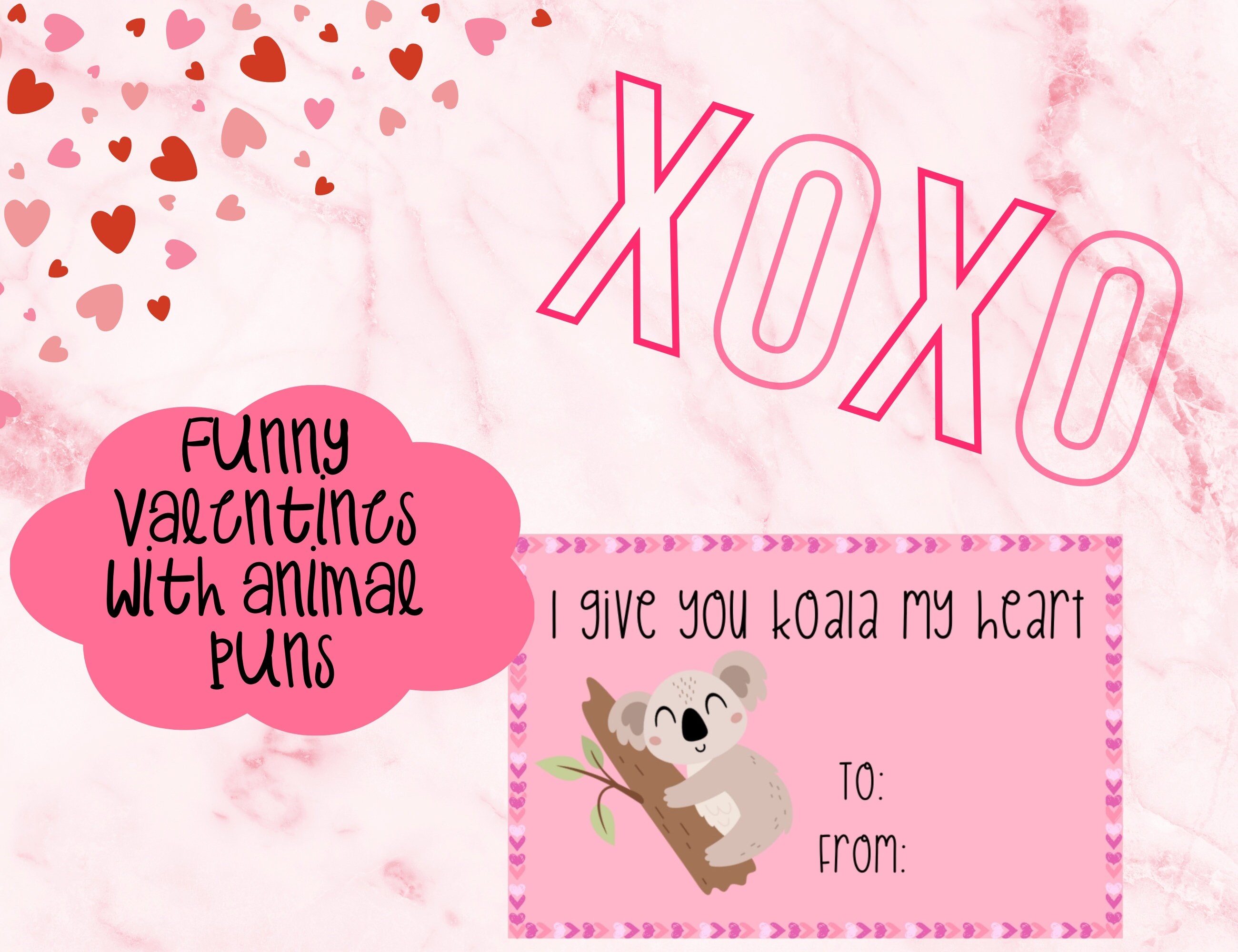 Printable Kids Valentines Cards, Classroom Valentines, Valentines for ...