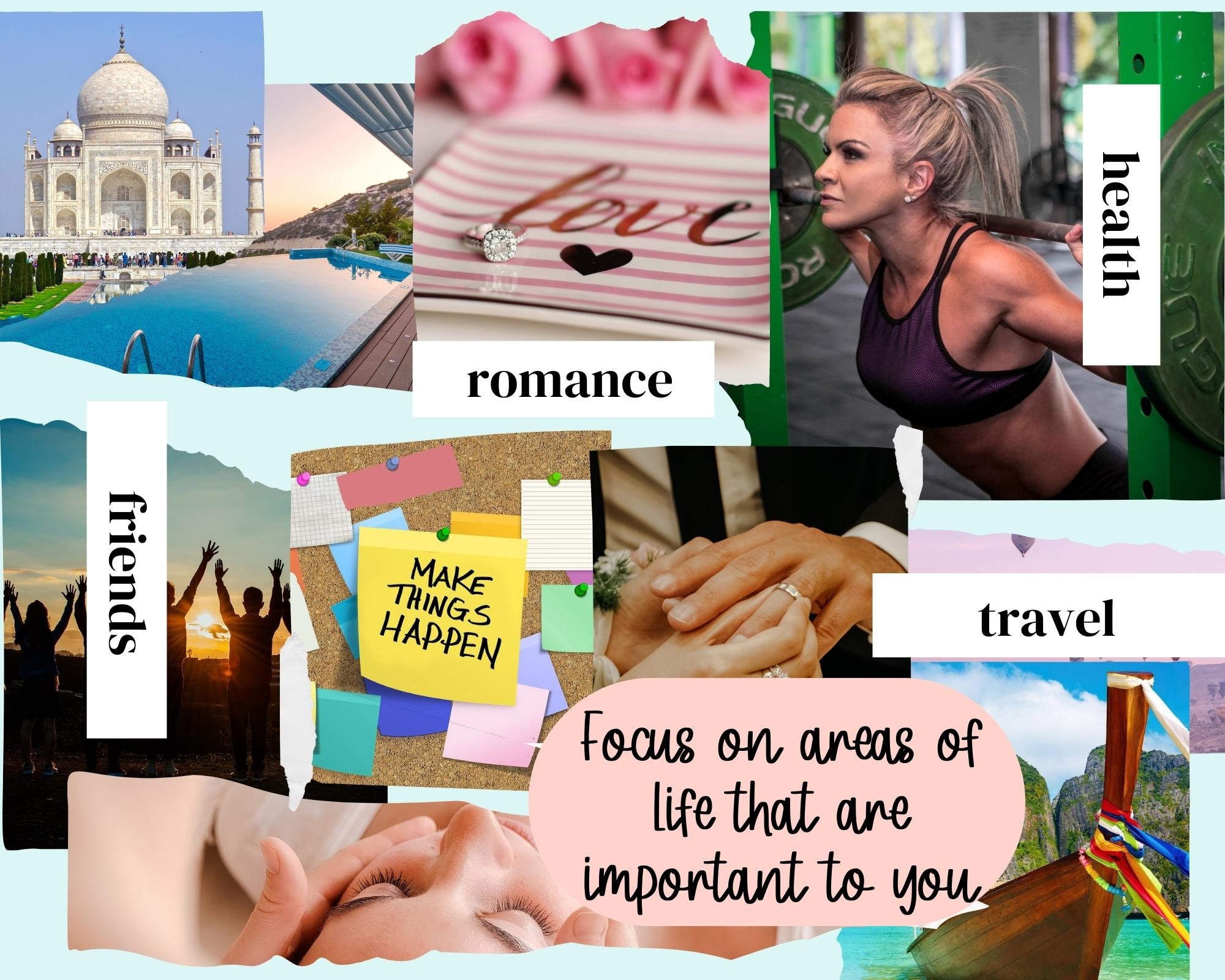 Printable Vision Board Kit, Vision Board Bundle, Vision Board Party Kit ...