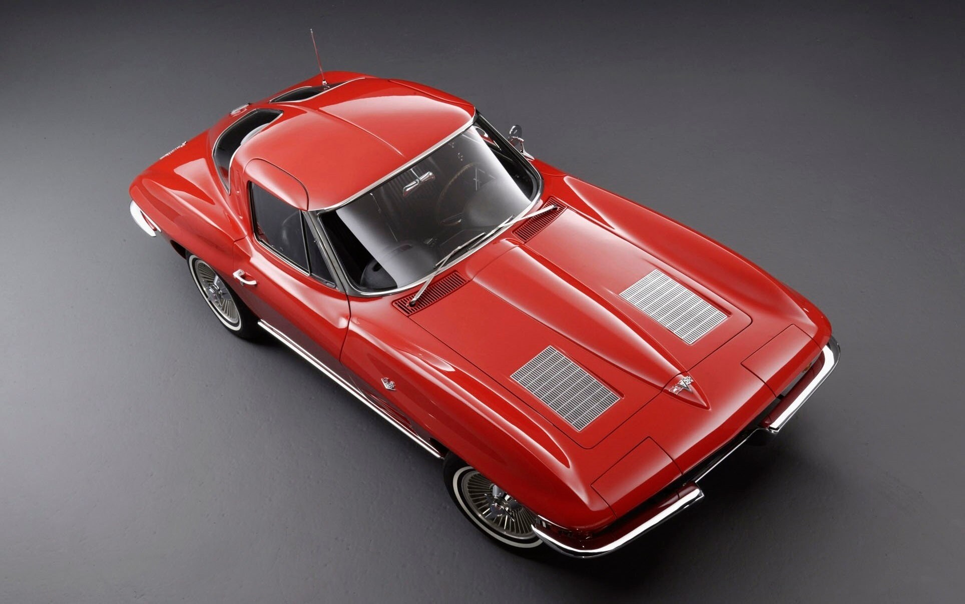 1963 Chevrolet Corvette Stingray (aerial View) 24X 36 Inch Poster ...