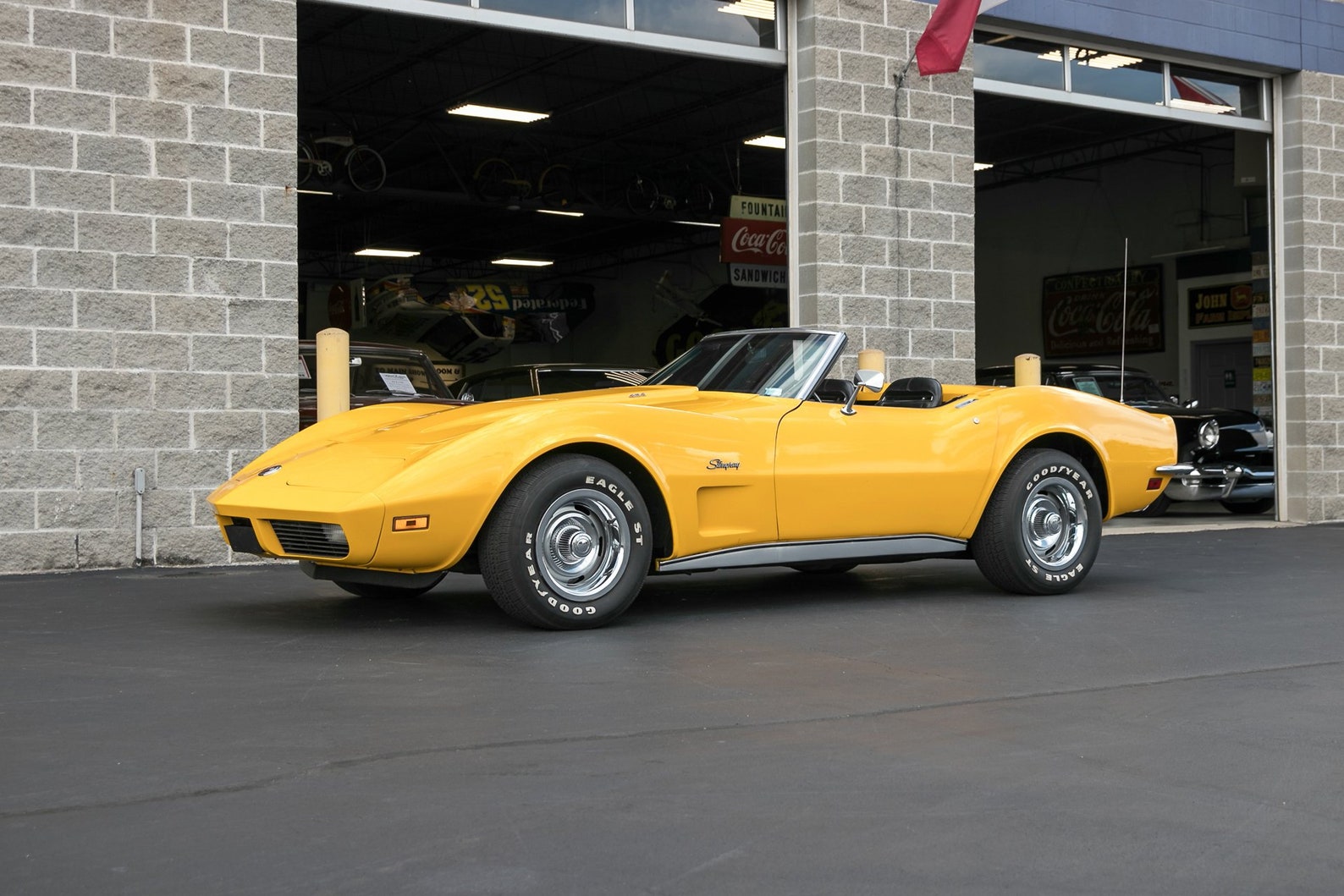 1973 CHEVROLET CORVETTE YELLOW 24 X 36 Inch Poster Beautiful! - Etsy