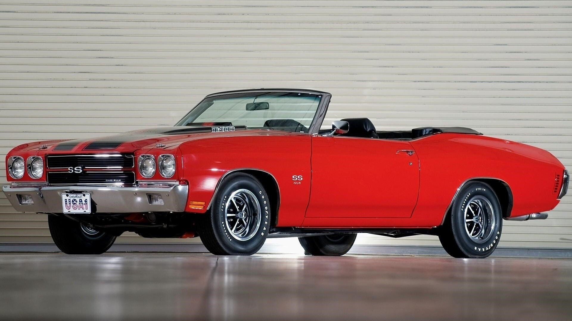 1970 Chevelle Convertible Red