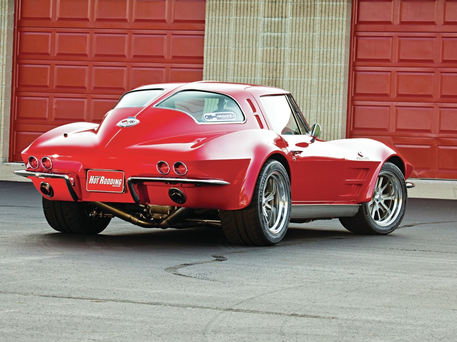 1963 Chevrolet Corvette (rear-red) 24 X 36 Inch Poster Beautiful! - Etsy