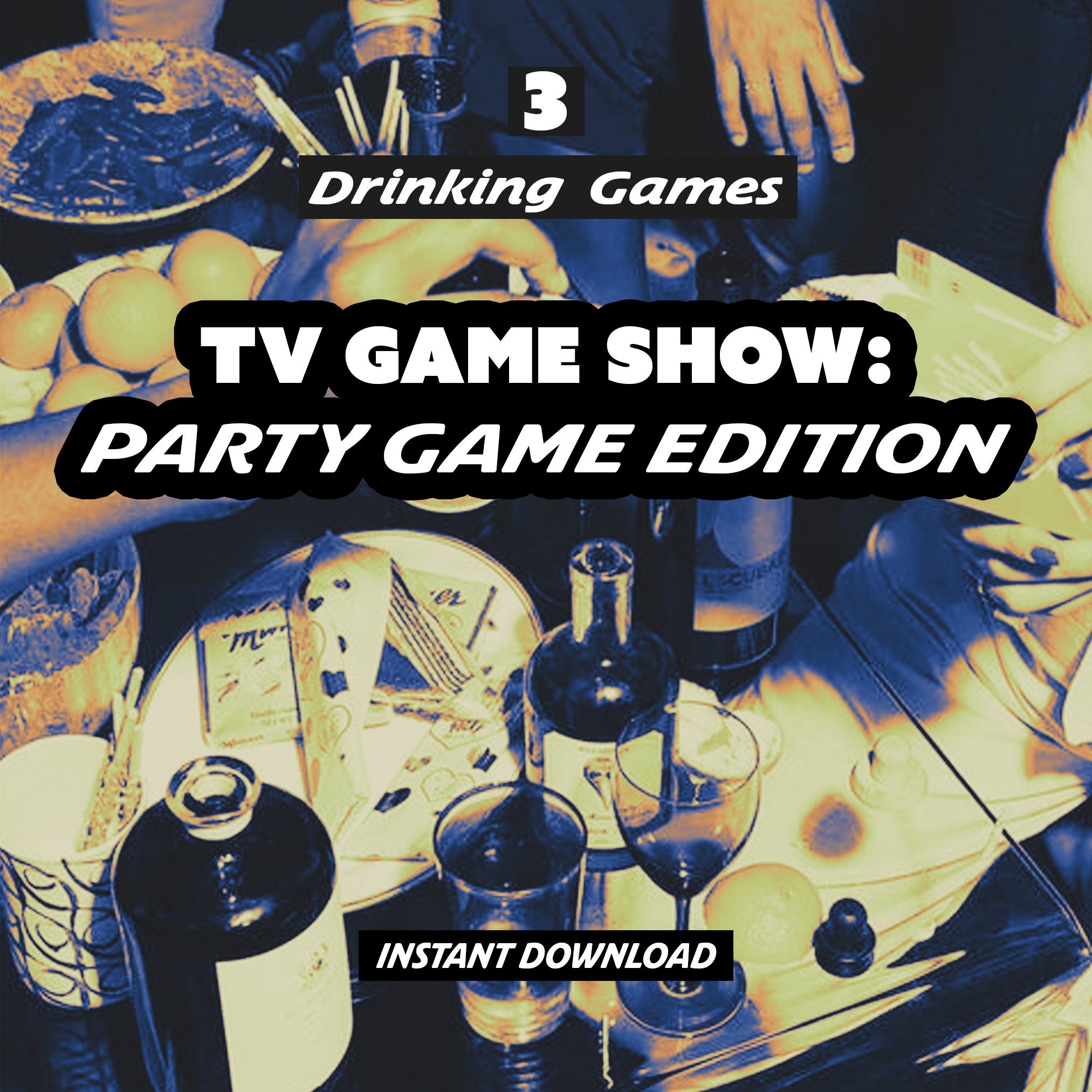4 in 1 Adult Drinking Games | Downloadable TV Party Game | Answer ...
