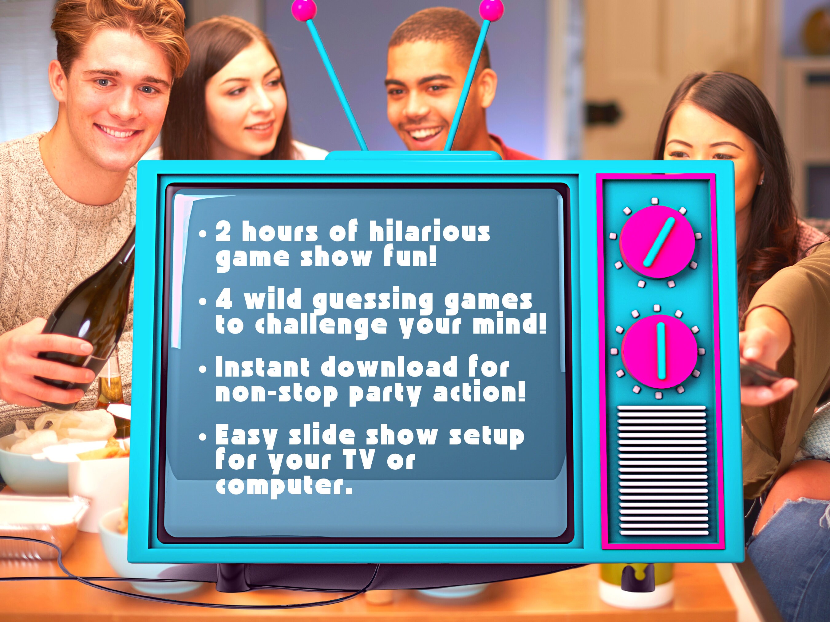 2-hour Game Show Battle: Downloadable Trivia Party Game for Friends and ...
