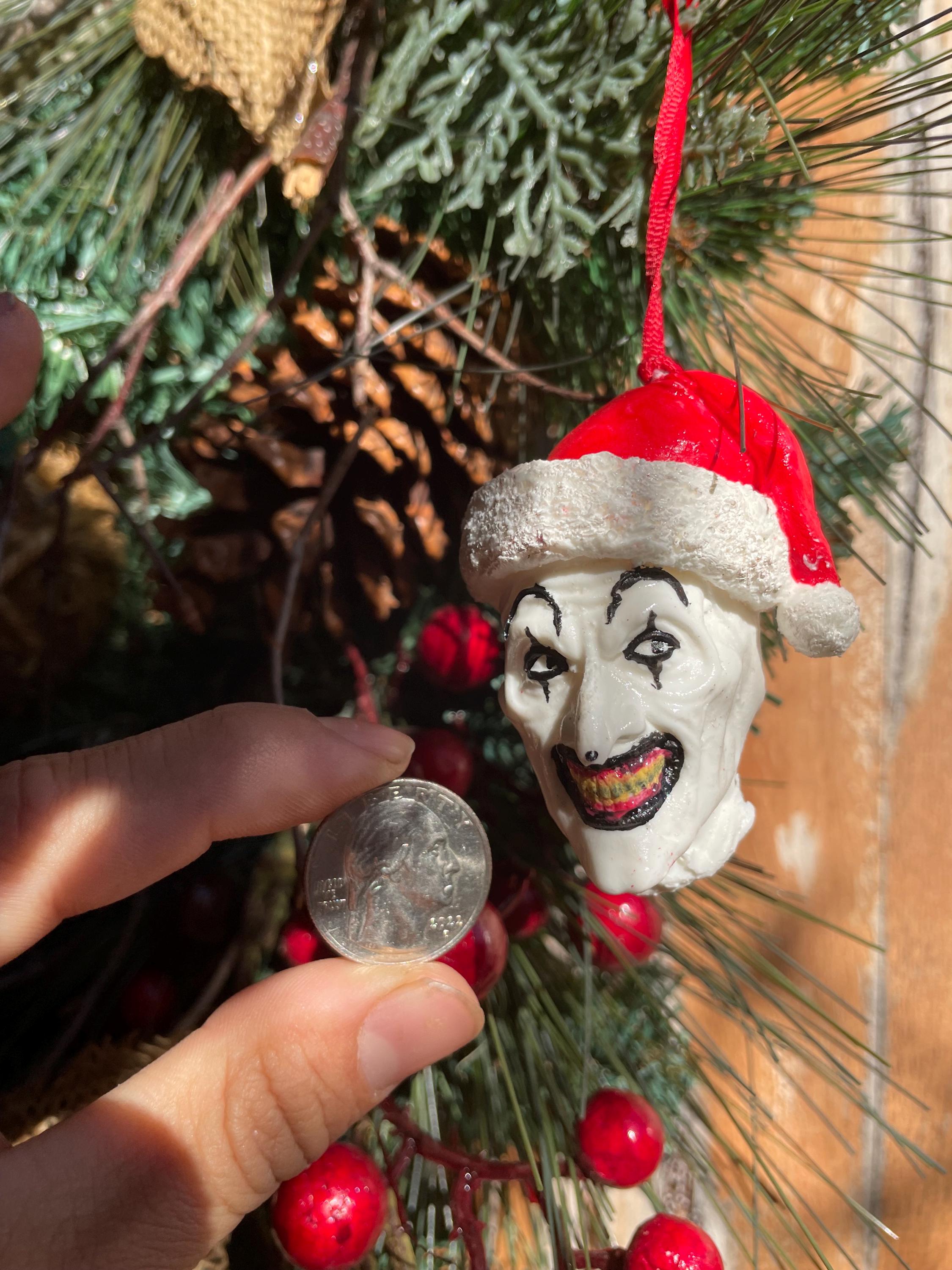 Terrifier Art the Clown Christmas Ornament - Etsy