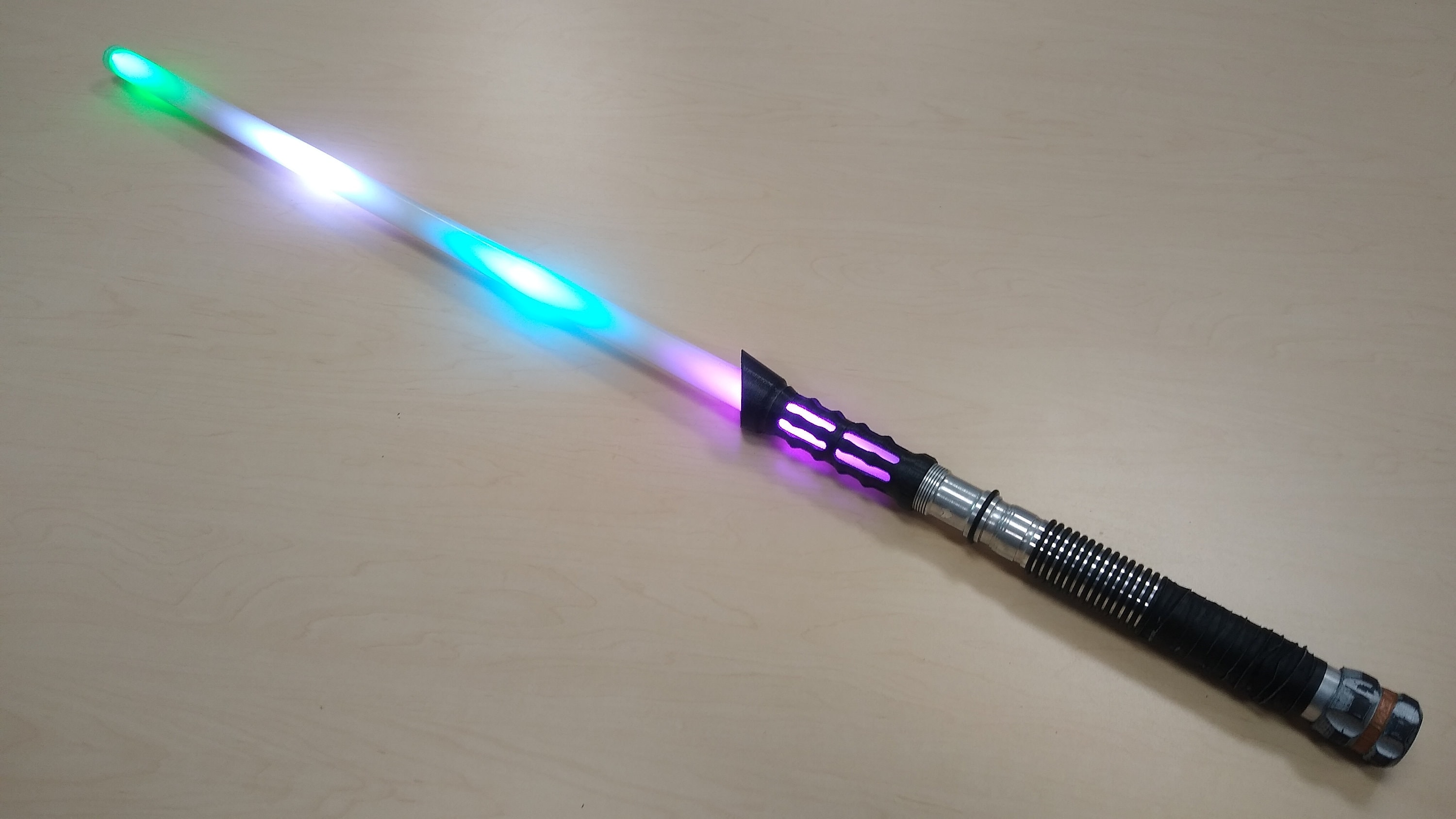 Rainbow Saber CUSTOM Neopixel Flow Saber - Etsy