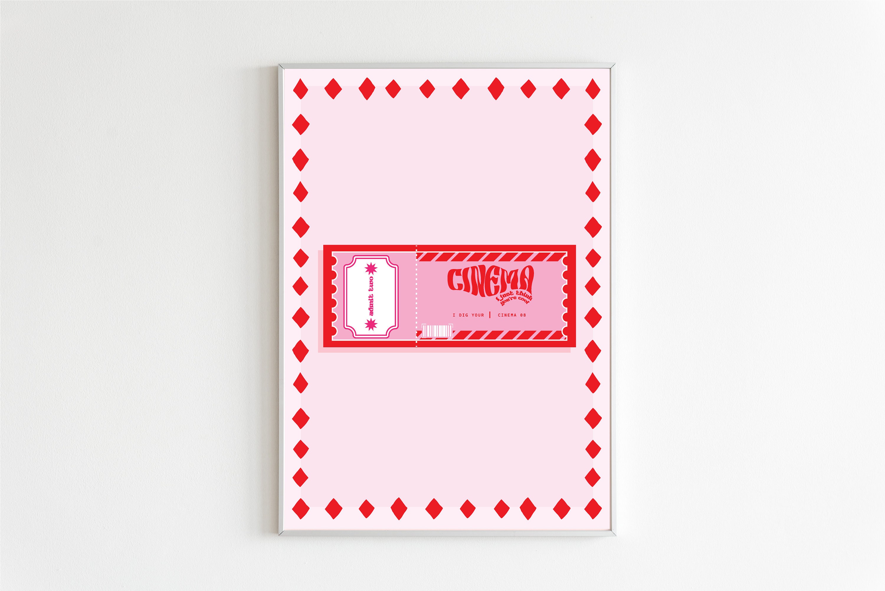 Admit Two Ticket Template