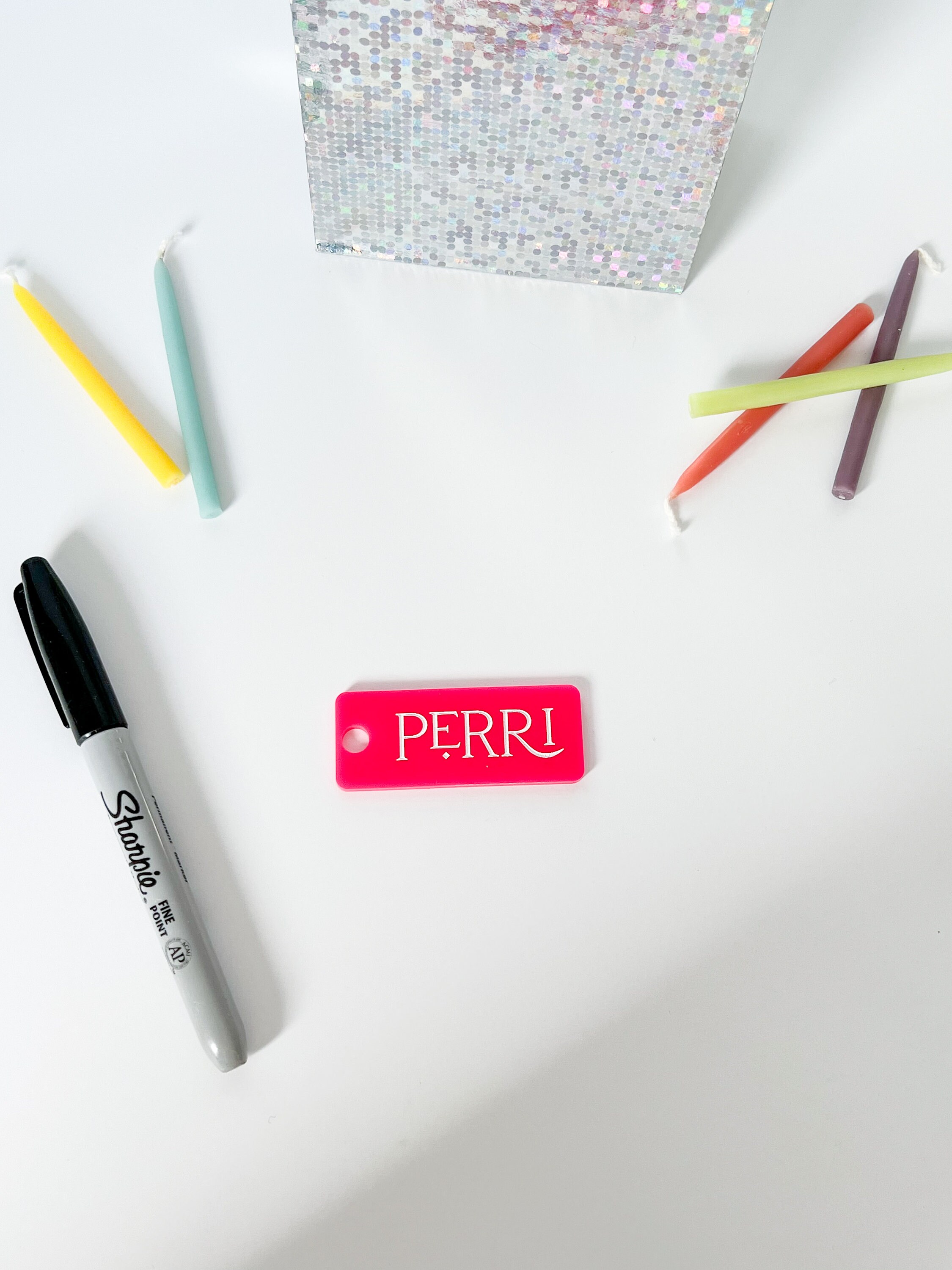 Personalized Name Tag Party Favor Bag Tag Set of 10 - Etsy