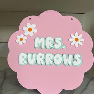 Acrylic Teacher Sign, School Classroom Decor - Etsy
