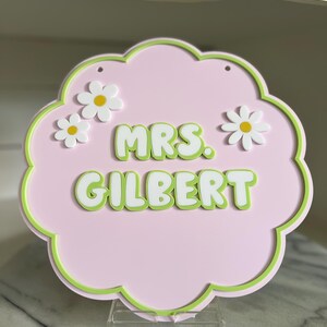 Acrylic Teacher Sign, School Classroom Decor - Etsy