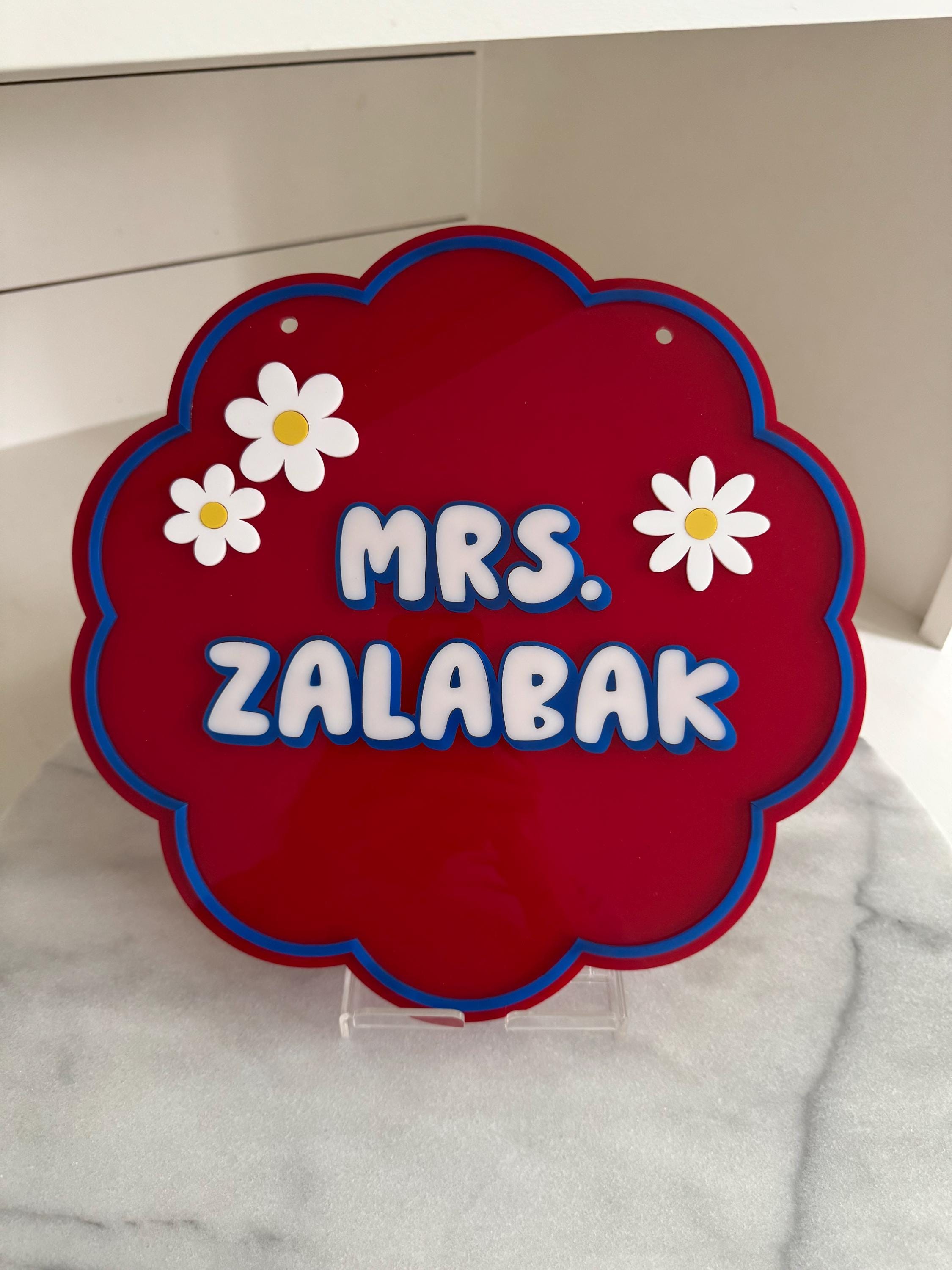 Acrylic Teacher Sign, School Classroom Decor - Etsy
