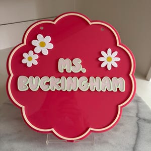 Acrylic Teacher Sign, School Classroom Decor - Etsy