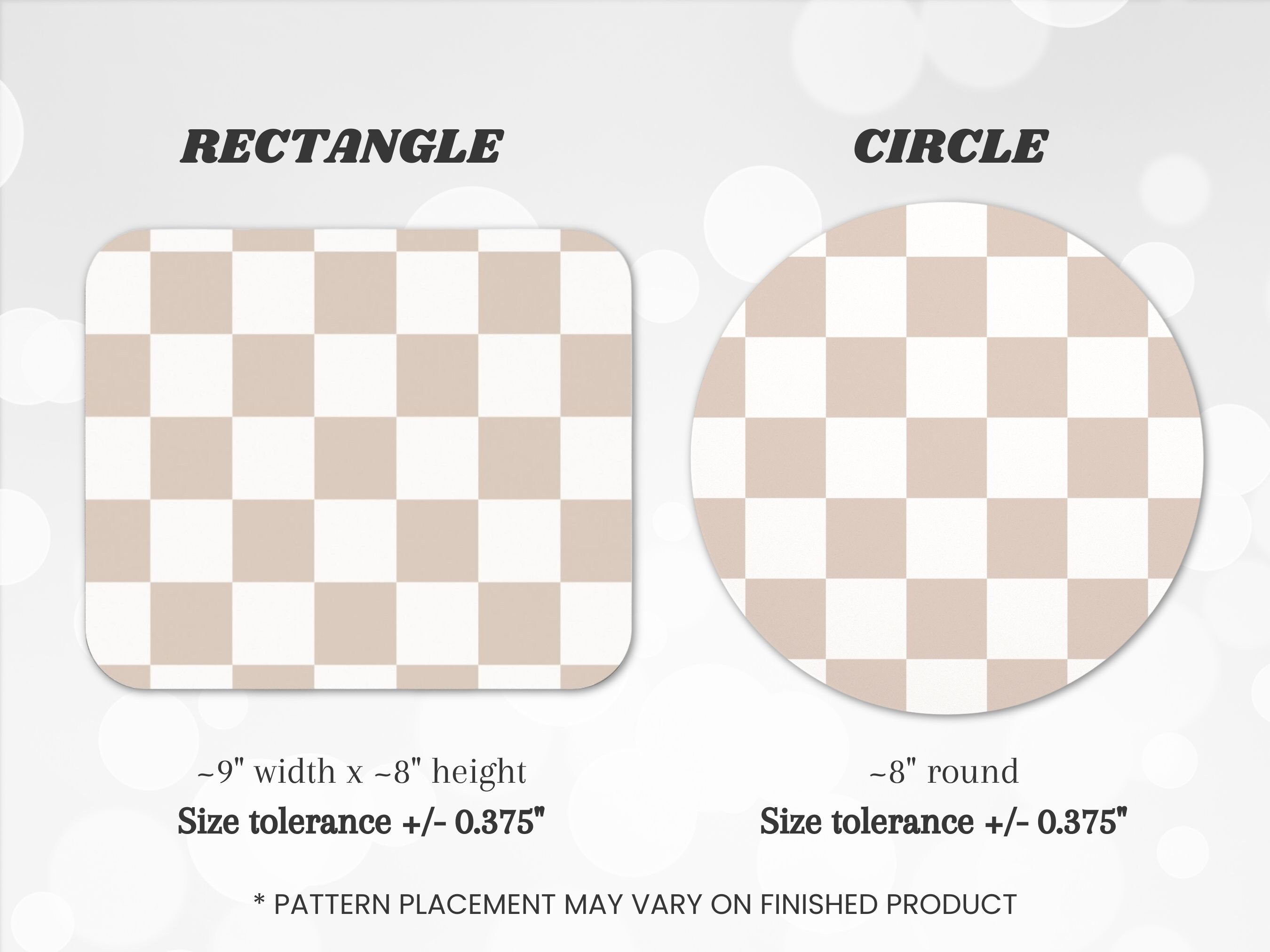 Checkered Mouse Pad Aesthetic Mouse Pad Teen Mouse Pad - Etsy