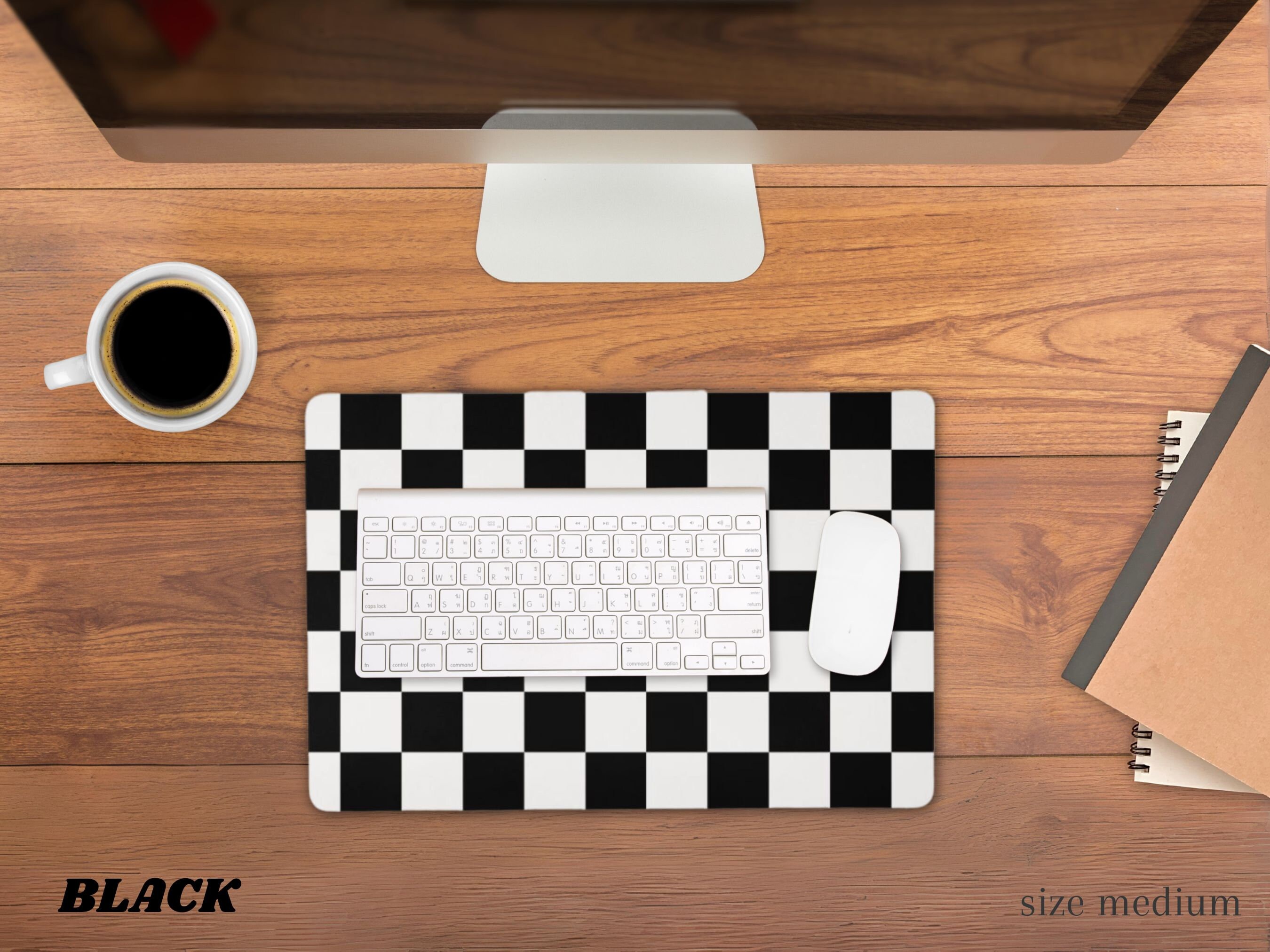 Checkered Desk Mat, Aesthetic Desk Pad, Large Gaming Mouse Pad ...