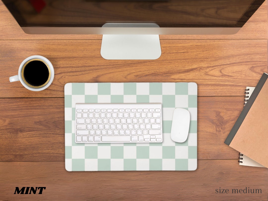 Checkered Desk Mat, Aesthetic Desk Pad, Large Gaming Mouse Pad ...