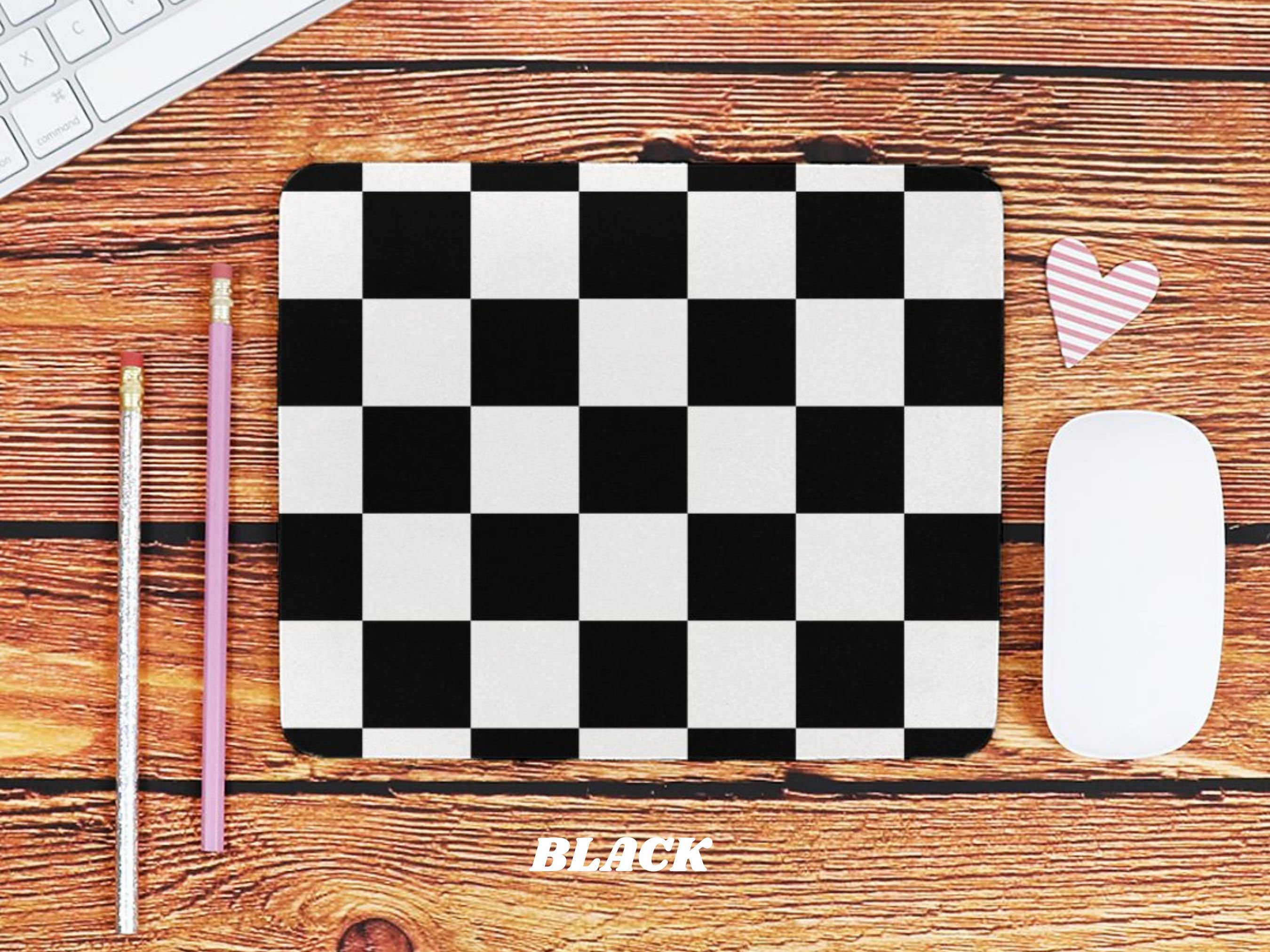 Checkered Mouse Pad, Aesthetic Mouse Pad, Teen Mouse Pad, Checkerboard ...