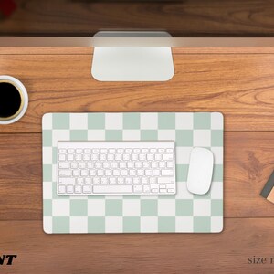 Checkered Desk Mat, Aesthetic Desk Pad, Large Gaming Mouse Pad ...
