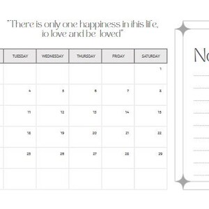 Printable Digital Calendar 2023 - Inspiring Quotes to Motivate Your ...