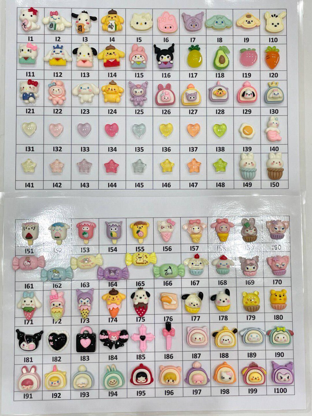 NEW CHART UPDATE Choose Your Own Charms 10 Pcs or 20 Pcs Kawaii ...