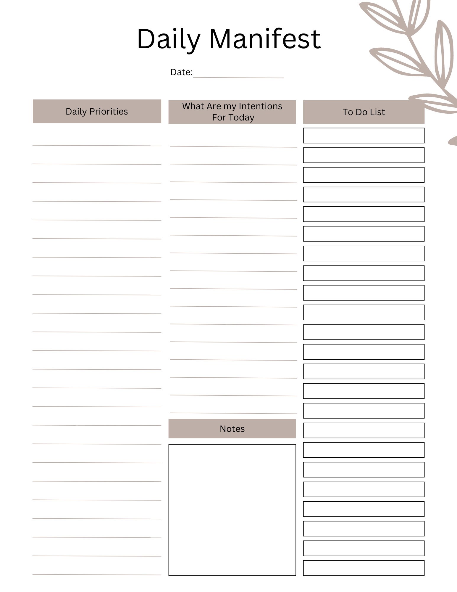 Printable Self Care Planner Bundle, Daily, Weekly, Monthly, Quarterly ...