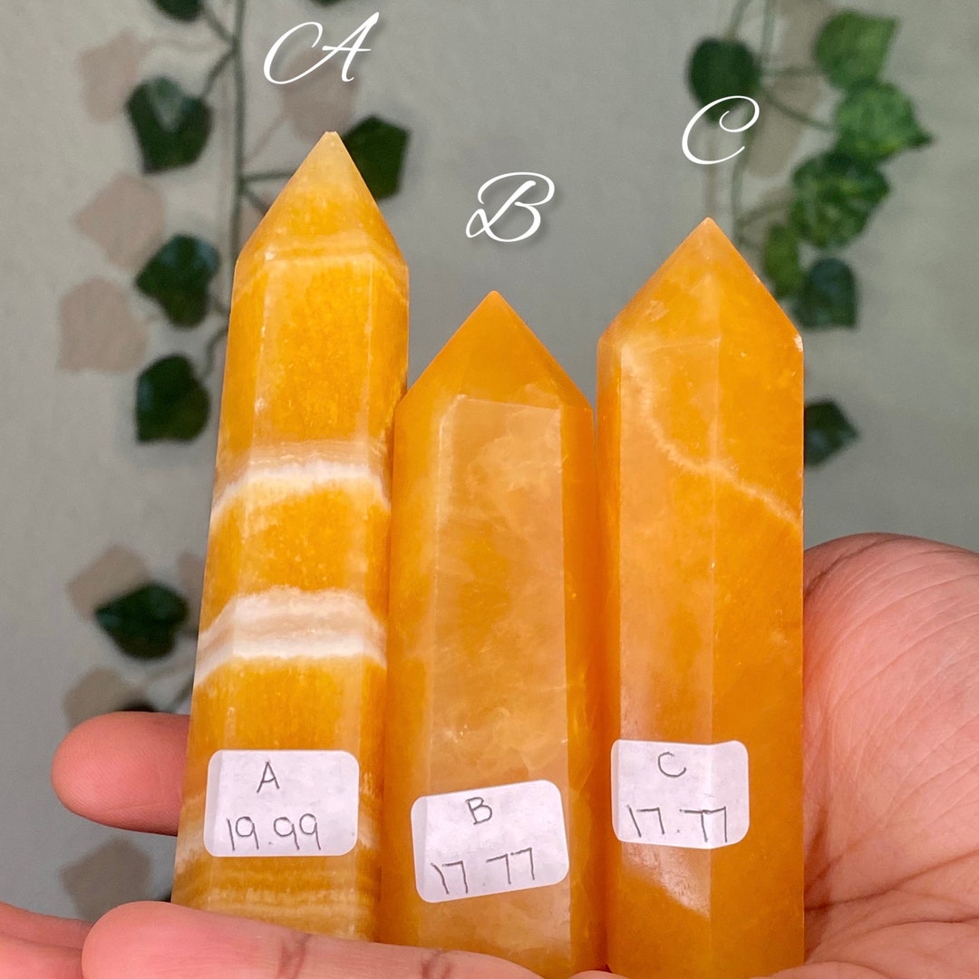 Orange Calcite Towers - Etsy