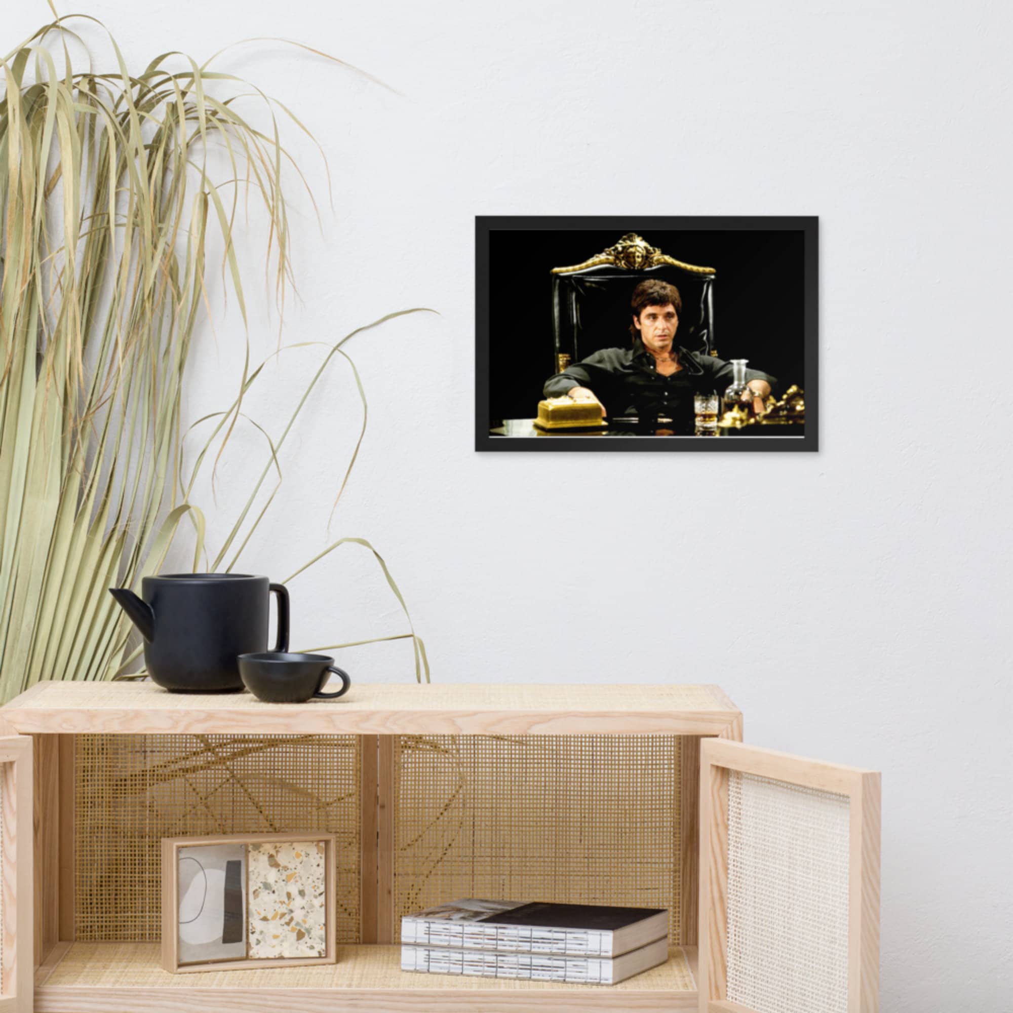 Scarface Movie (al Pacino) Framed Movie Poster 12″×18″ Matte Black ...