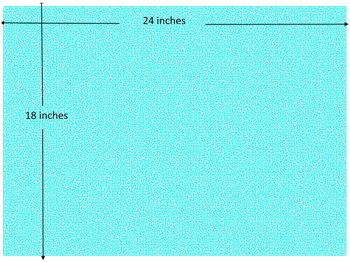Large Format Paper Maze, Poster Size Paper Maze, Poster Size Puzzle ...