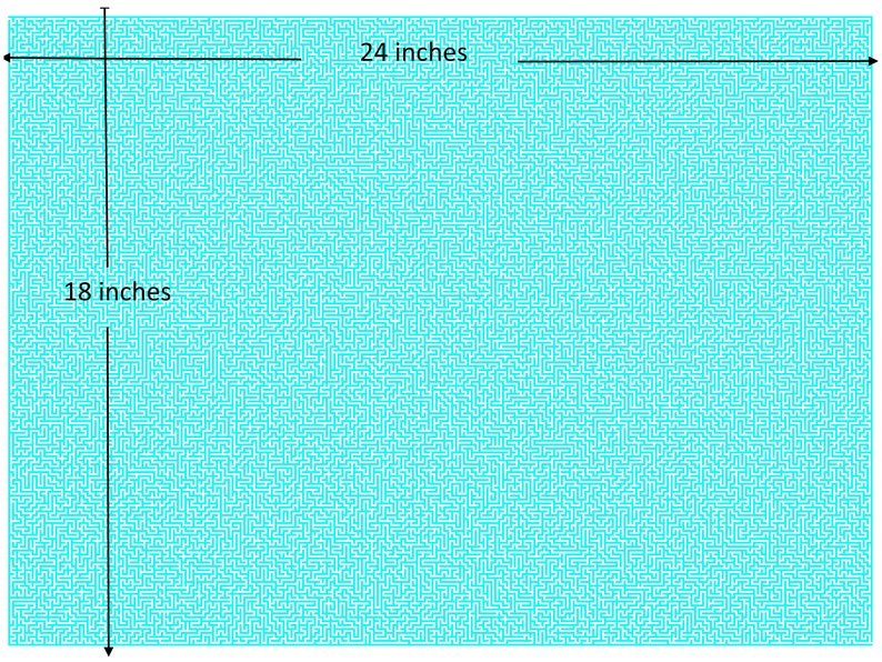 Large Format Paper Maze, Poster Size Paper Maze, Poster Size Puzzle ...