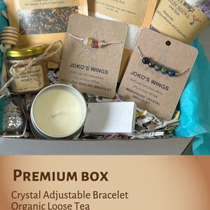 Menopause Tea Gift Box: Organic Tea, Crystal Bracelet, Self Care Set - Etsy
