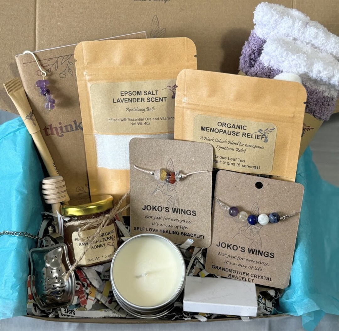 Grandma Tea Birthday Gift Set for Grandmother Relaxation Gift Basket ...